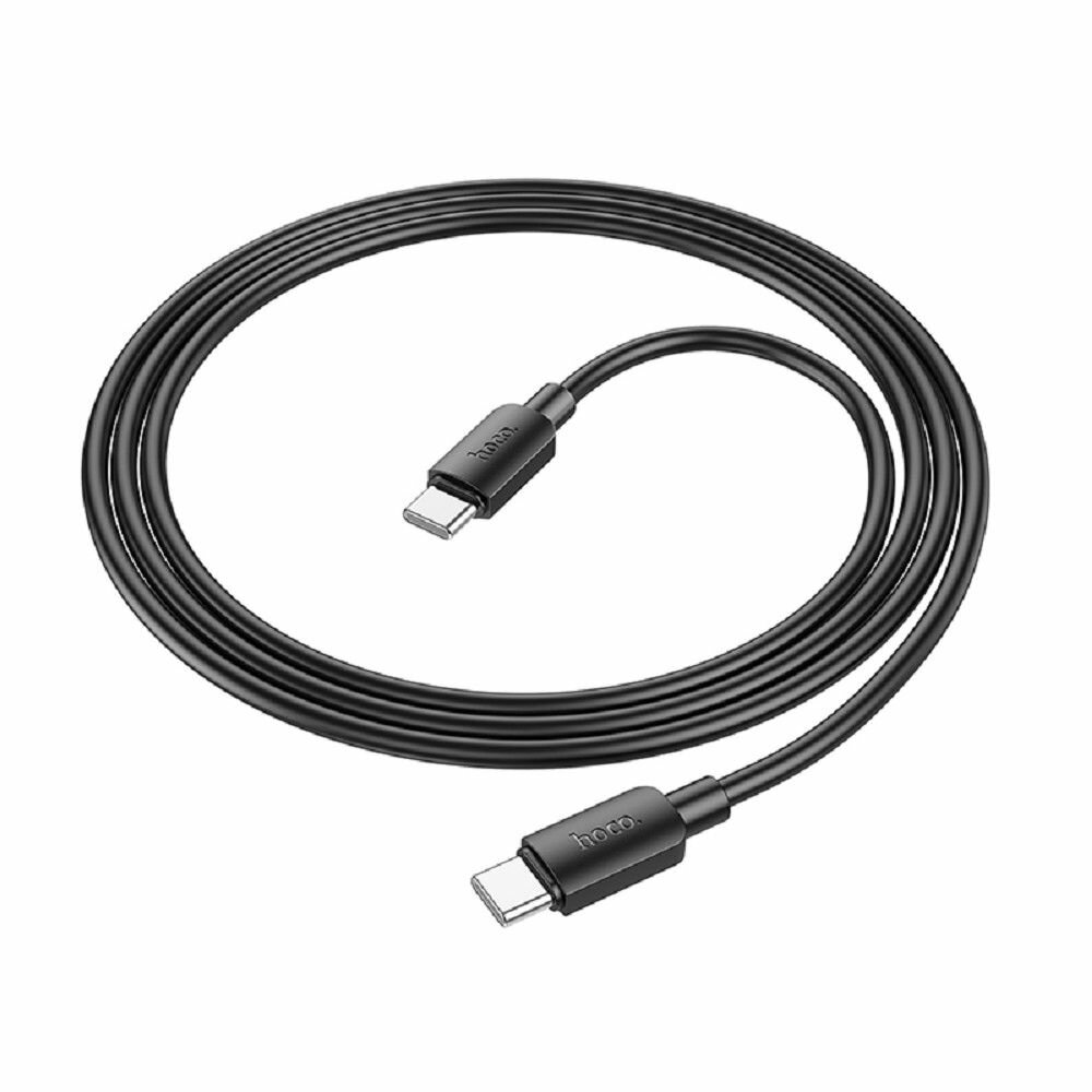 HOCO Кабель USB2.0 Type - C Type - C, 3A, 60Вт, X96, 1м, черный, коробка