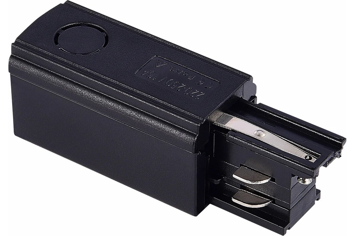 Токопровод ST luce левый ST030.409.10L черный 220/230 В IP20 трехфазный для трековых шинопроводов