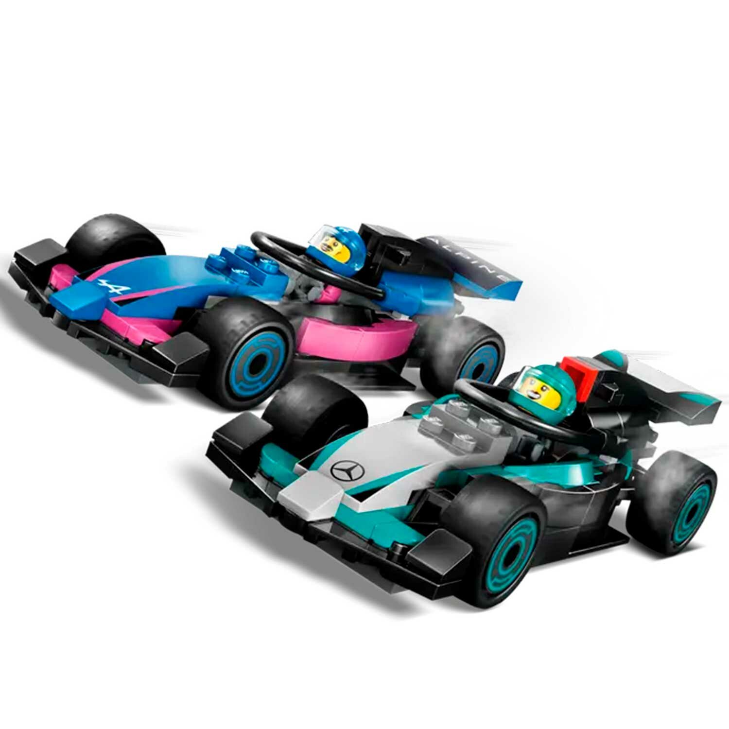 Конструктор LEGO Сity 60444 Formula 1, гараж Mercedes-AMG & Alpine Cars 678 дет. — фото 1