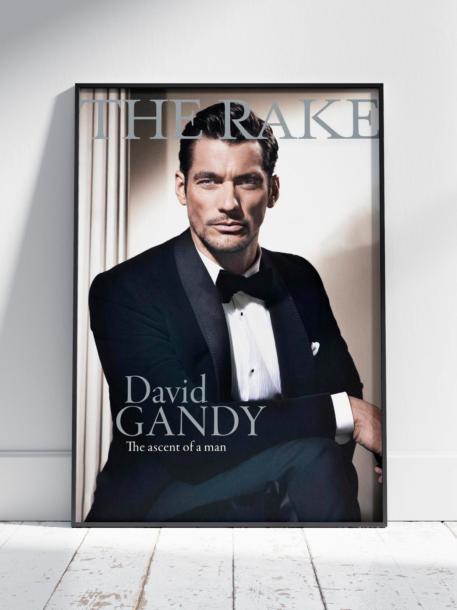 Плакат на стену для интерьера Дэвид Ганди (David Gandy 29) - Постер по модели и эстетике формата A4 (21x30 см)