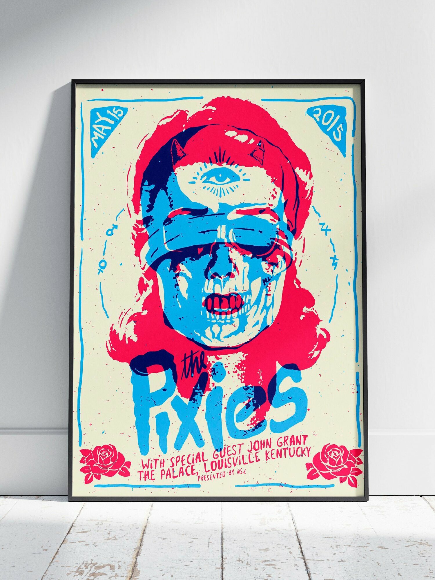 Плакат на стену для интерьера Пиксис (The Pixies 16) - Постер по музыке и артисту формата A4 (21x30 см)