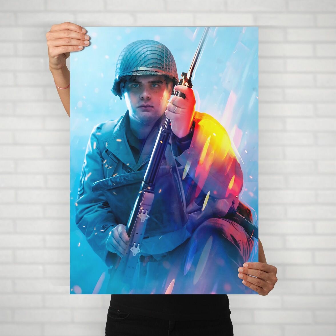 Плакат на стену для интерьера Бателфилд (Battlefield 5 - 12) - Постер по игре формата А2 (42x60 см)
