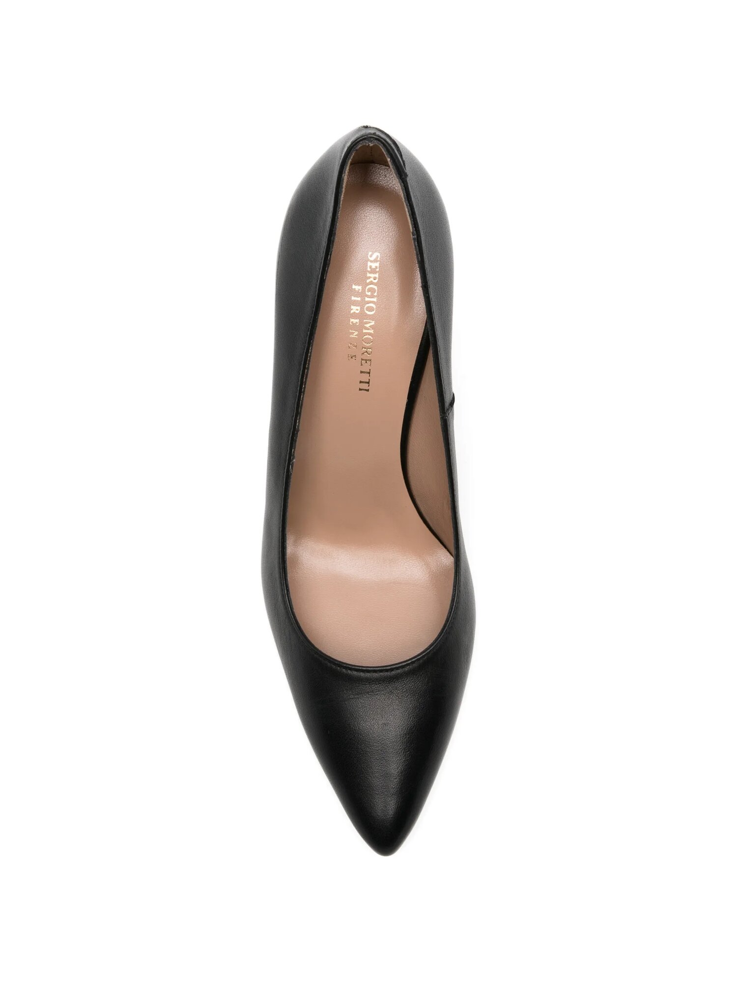 Туфли SERGIO MORETTI Pointed-toe pumps, размер 37, черный — фото 1