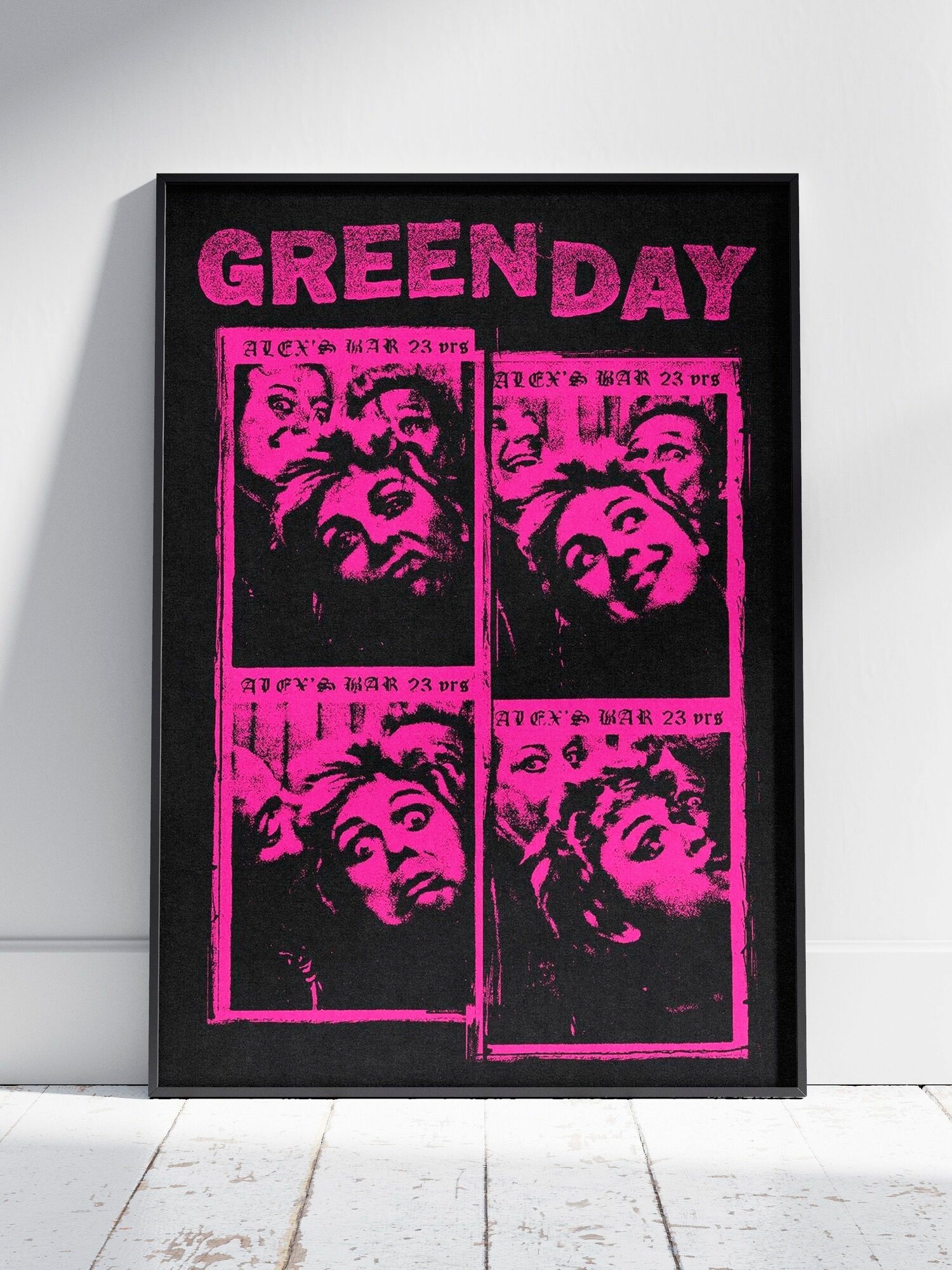 Плакат на стену для интерьера Грин Дэй (Green Day 9) - Постер по музыке и артисту формата A4 (21x30 см)