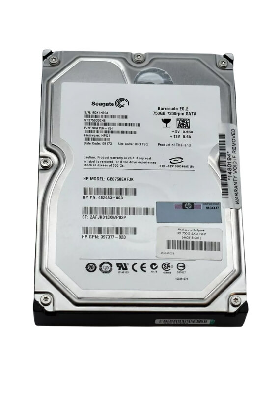 Жесткий диск HP 462595-B21 750Gb SATAII 3,5" HDD