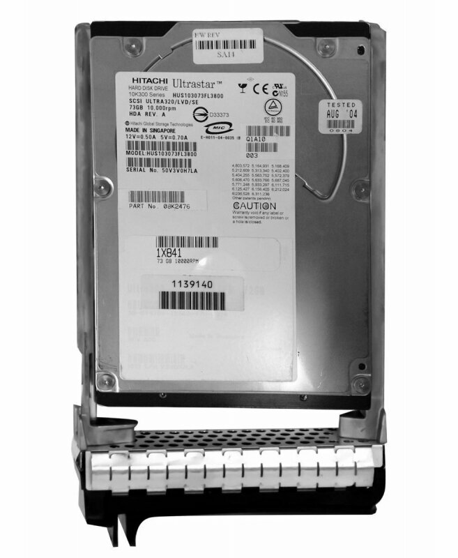 Жесткий диск Dell 08K2476 73,4Gb U160SCSI 3.5" HDD