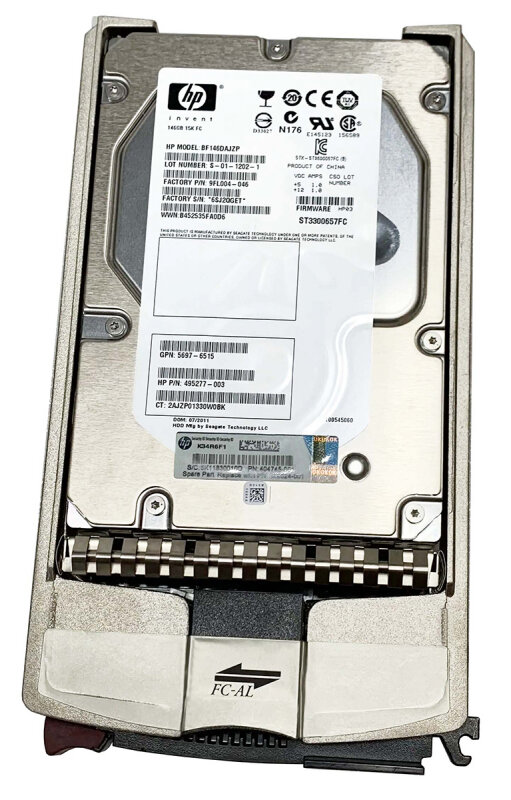 Жесткий диск HP 495277-003 146,8Gb Fibre Channel 3,5" HDD