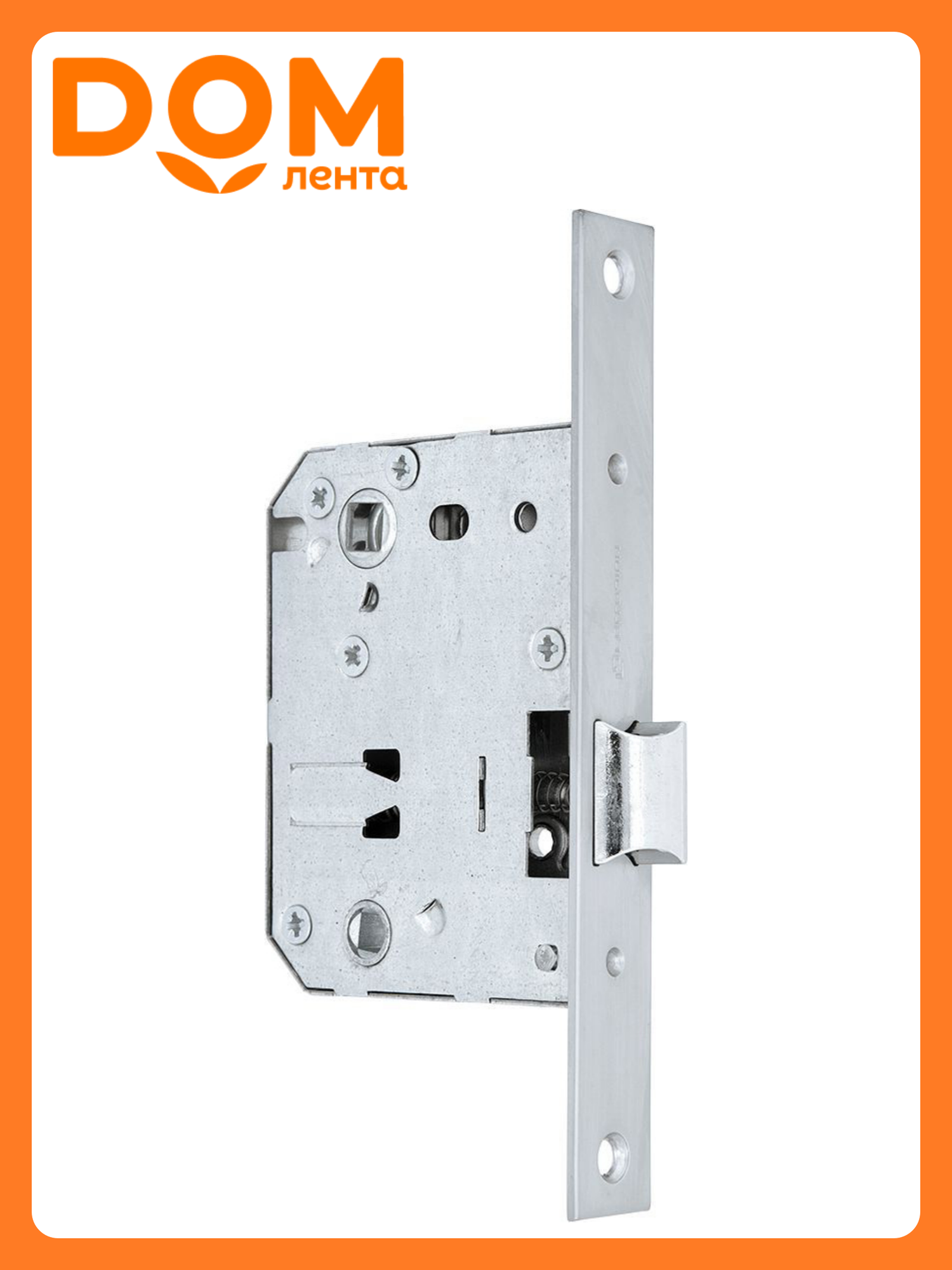 Дверной замок межкомнатный Palladium 170 PC перламутровый хром