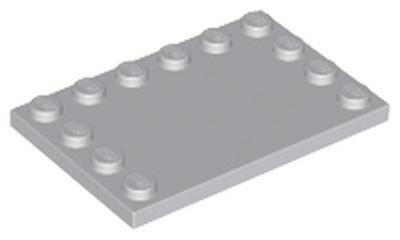 Деталь Lego 6180 Tile, Modified 4 x 6 with Studs on Edges