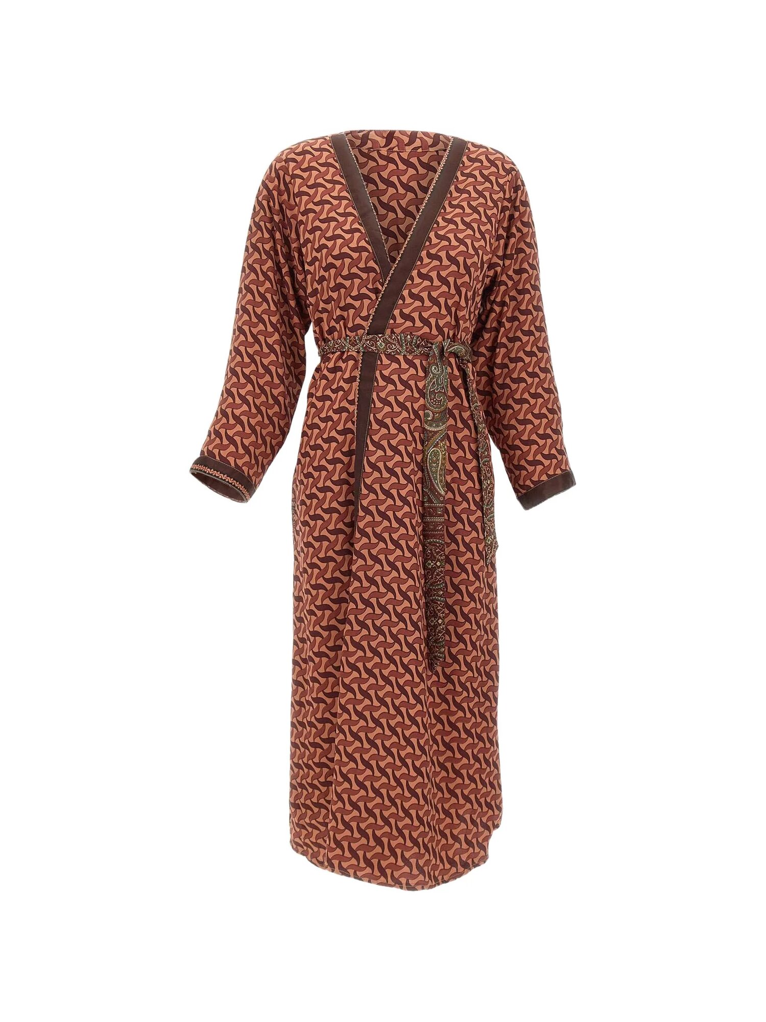 Платье Abstract-motif reversible kimono dress