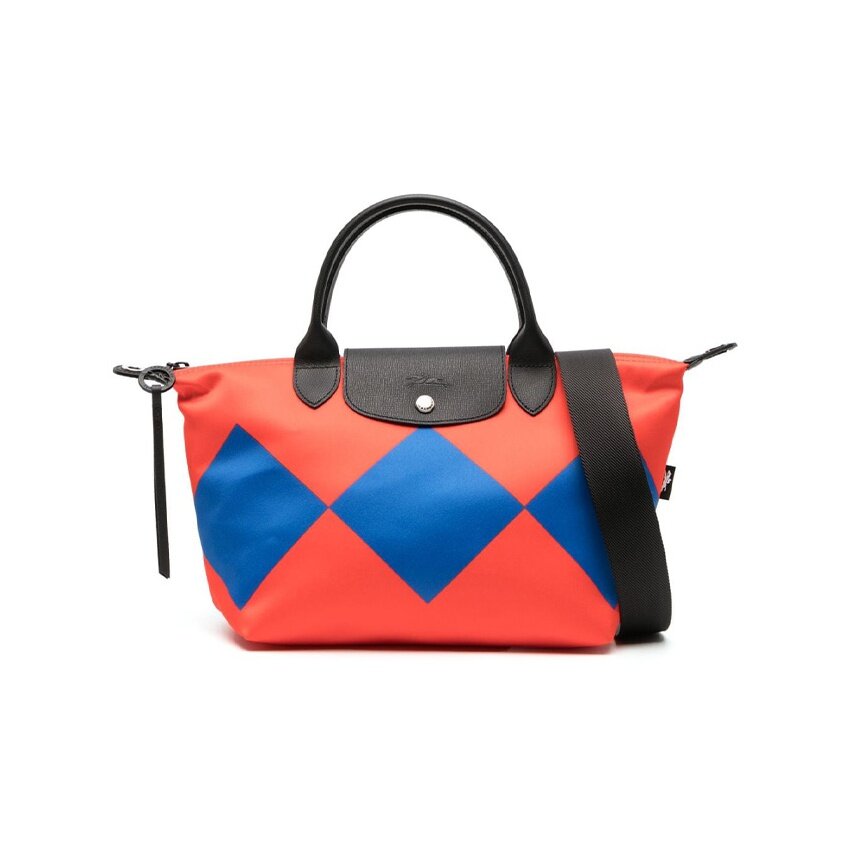 Сумка Longchamp Le Pliage, фактура тиснение — фото 1