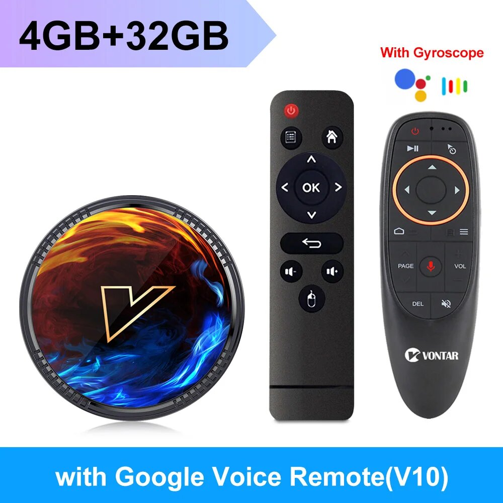 ТВ-приставка VONTAR H1 с Android 12, Allwinner H618, 8K, Wi-Fi 6, Bluetooth 5