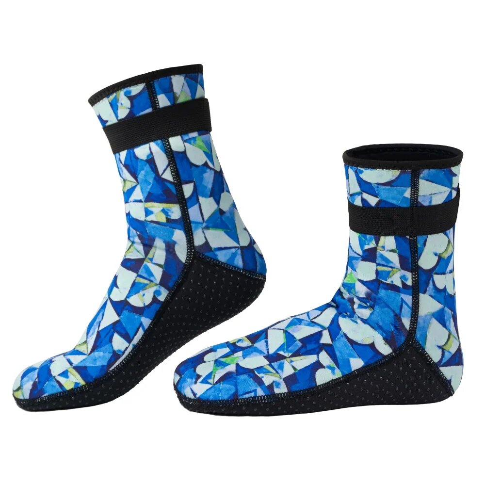 Неопренные носки 3 мм для дайвинга S, Camouflage 2
