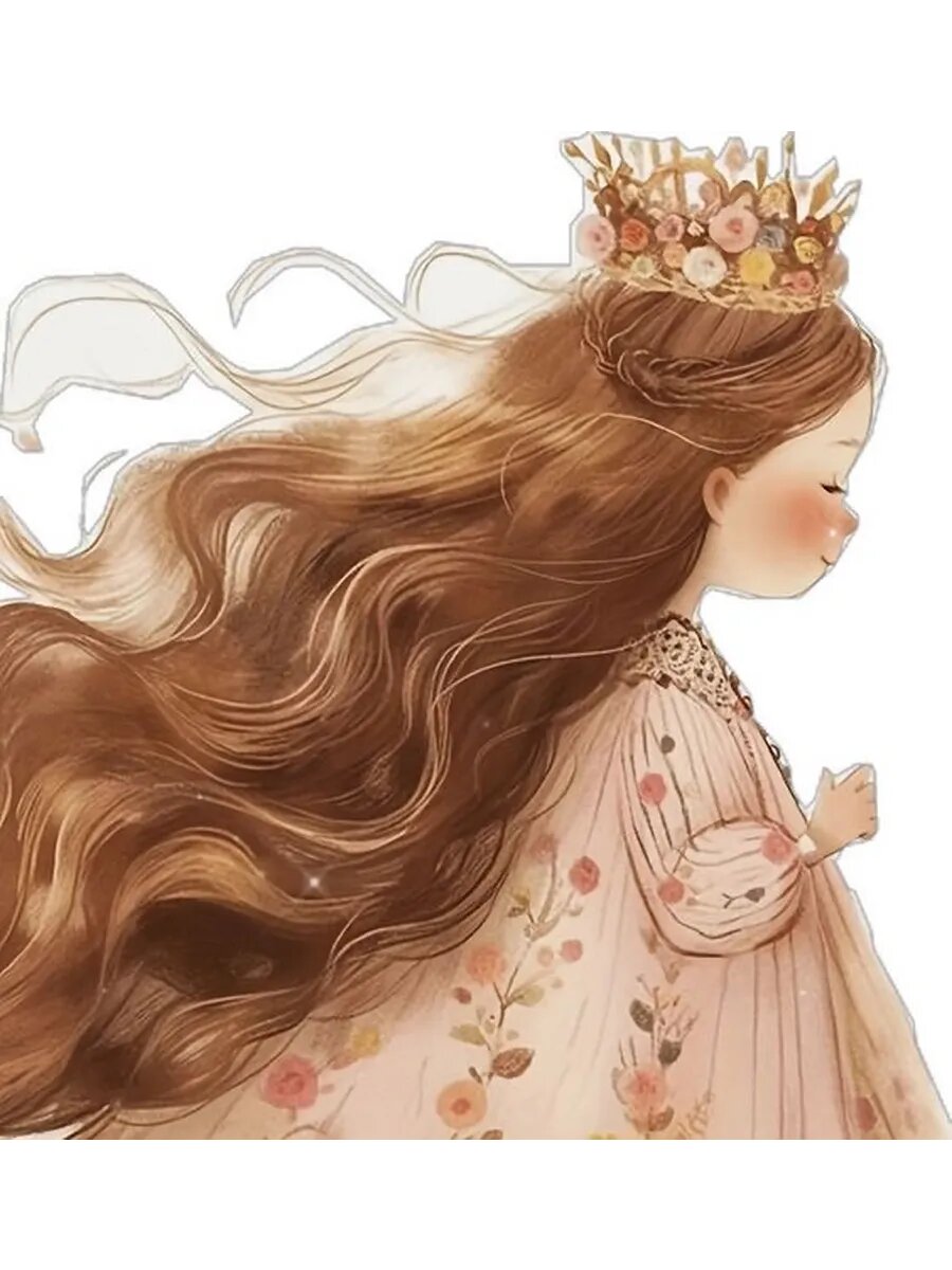 Картина по номерам на холсте Девочка 40*50 см