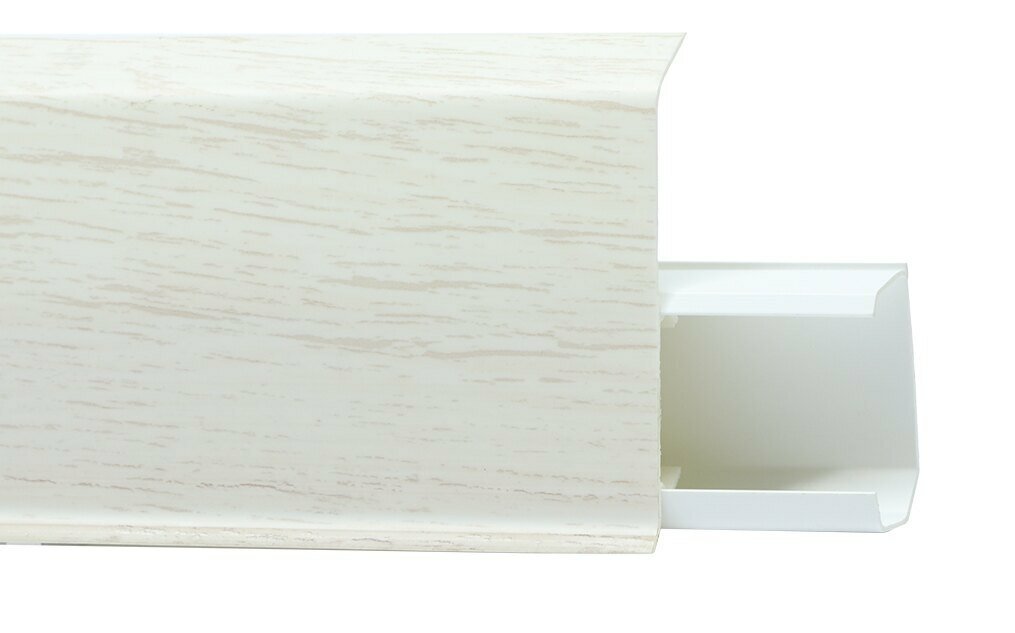 Плинтус пластиковый Winart Tera 72 мм Дуб Санторини 704, 1 шт.