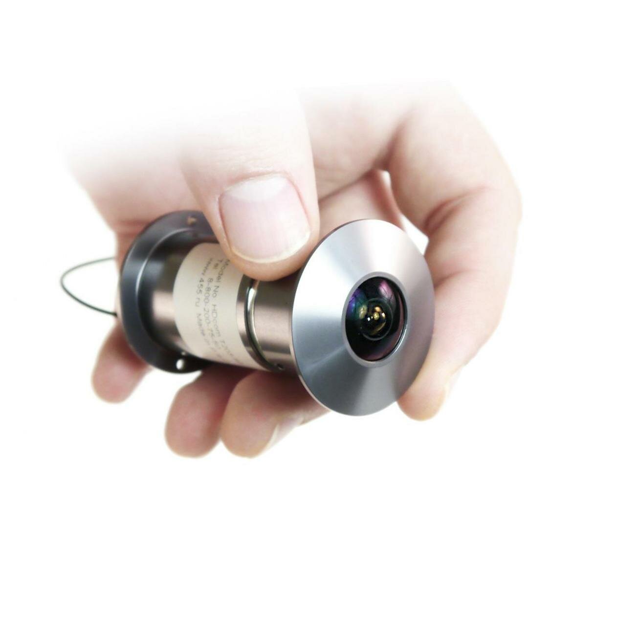 WI-FI IP видеоглазок с датчиком движения и с облаком - HDком T203/8G (Сильвер) (L23769WI) видеоглазок в дверь в виде обычного - датчик движения Full