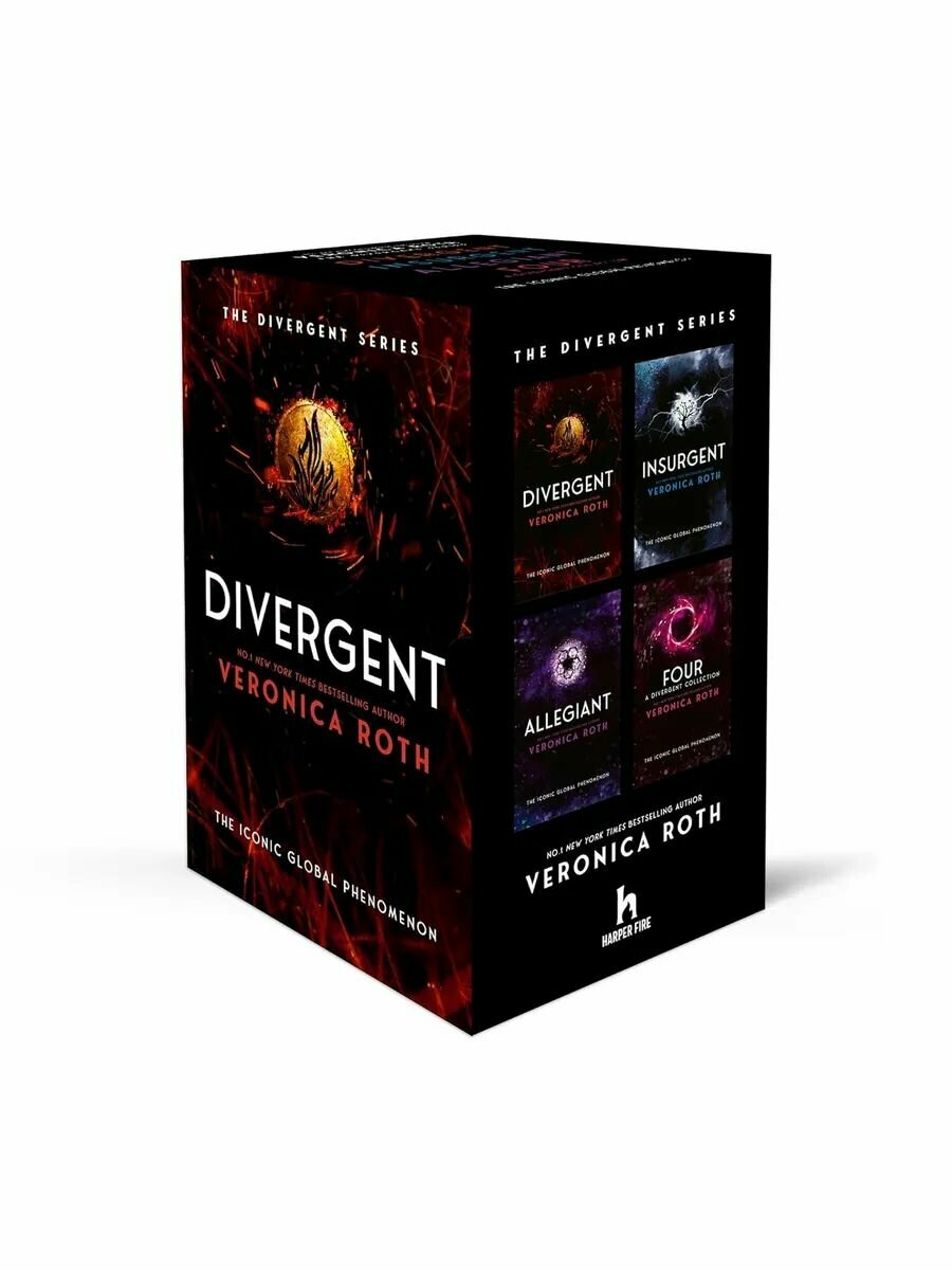 DIvergent Series Box Set 4 books Veronica Roth Дивергент