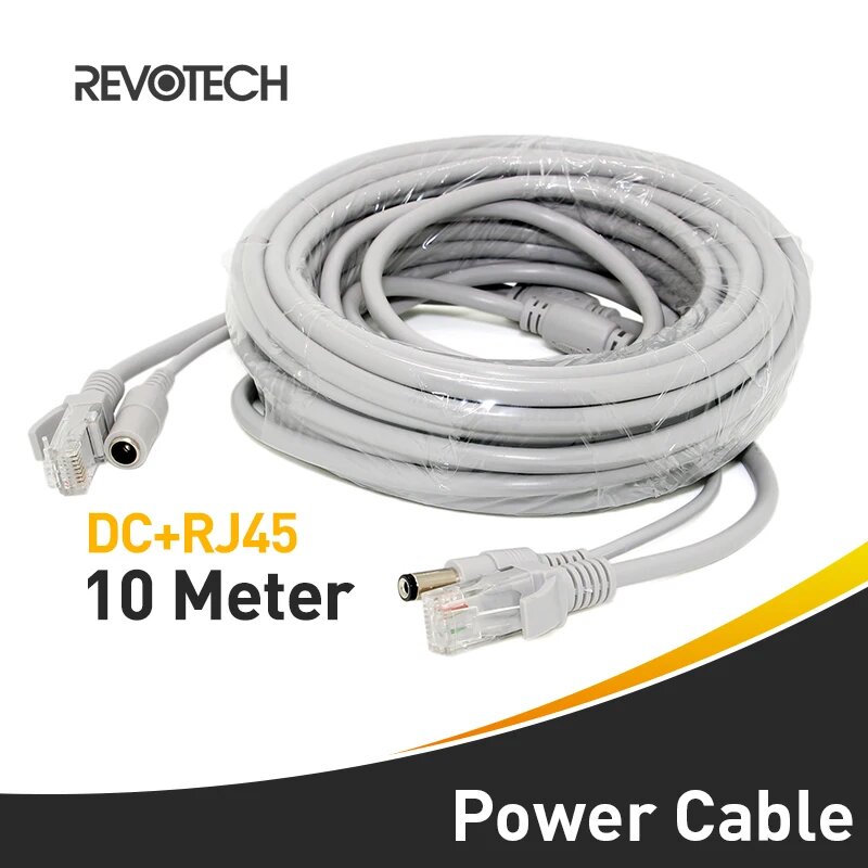 REVOTECH Ethernet-кабель питания для IP-камеры 10 м