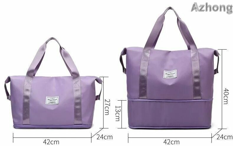 Сумка-баул , purple — фото 1