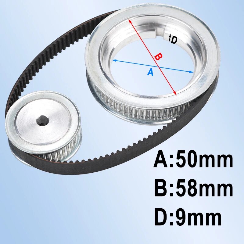 Набор шкивов для шагового двигателя, Color: pulley kit-4