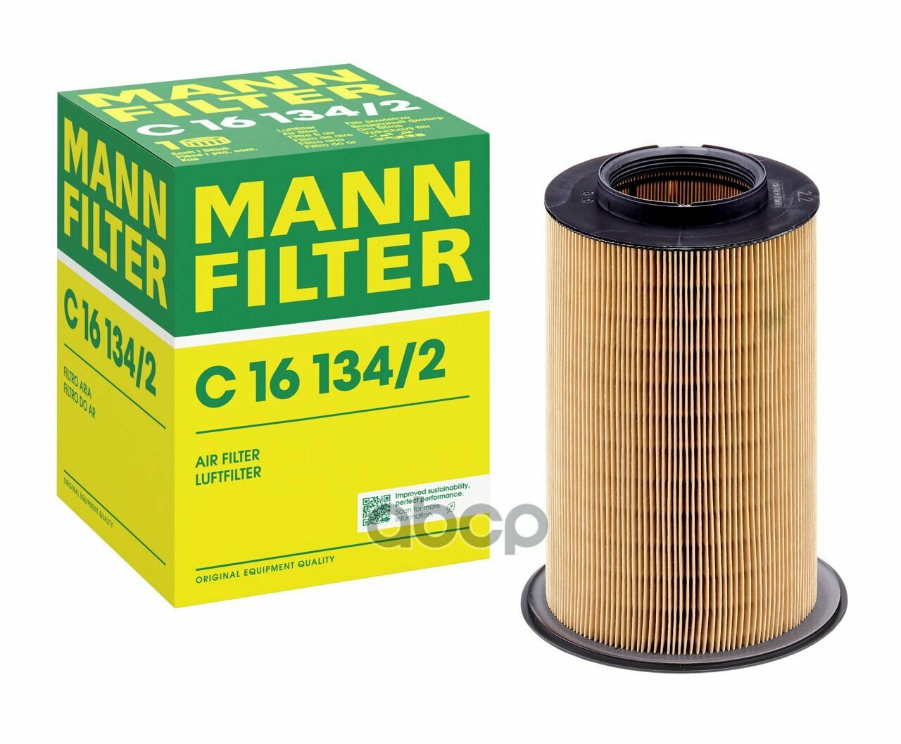 Фильтр воздушный MANN-FILTER арт. C161342