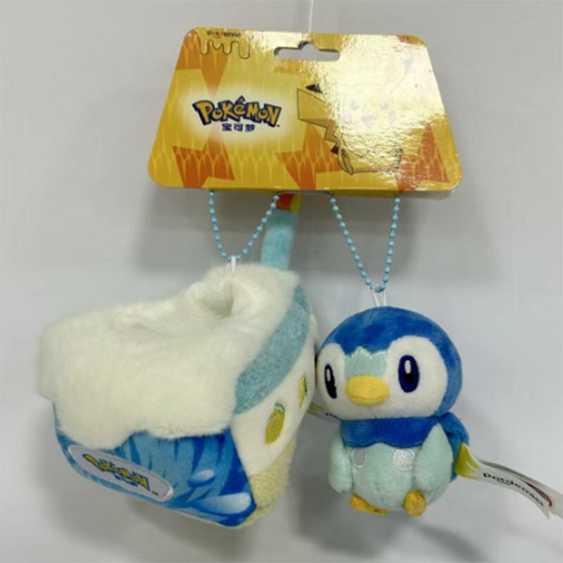 Оригинальный плюшевый брелок Pokémon: Пикачу, Генгар, Сквиртл, Чармандер, Слоубро.