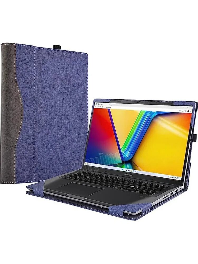 Чехол для ноутбука HP Victus Gaming Laptop 15,6 дюймов 15-fb 15-fa , 2 в 1 чехол для ноутбука из искусственной кожи