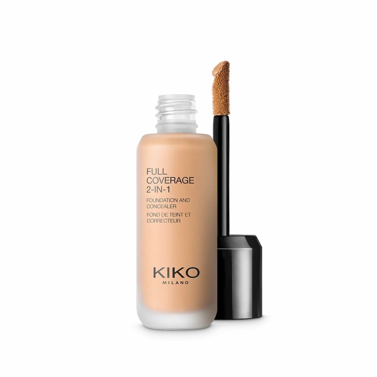 KIKO MILANO Тональный крем и консилер 2-в-1 с полным покрытием full coverage 2-in-1 foundation & concealer 25мл оттенок N80 Neutral