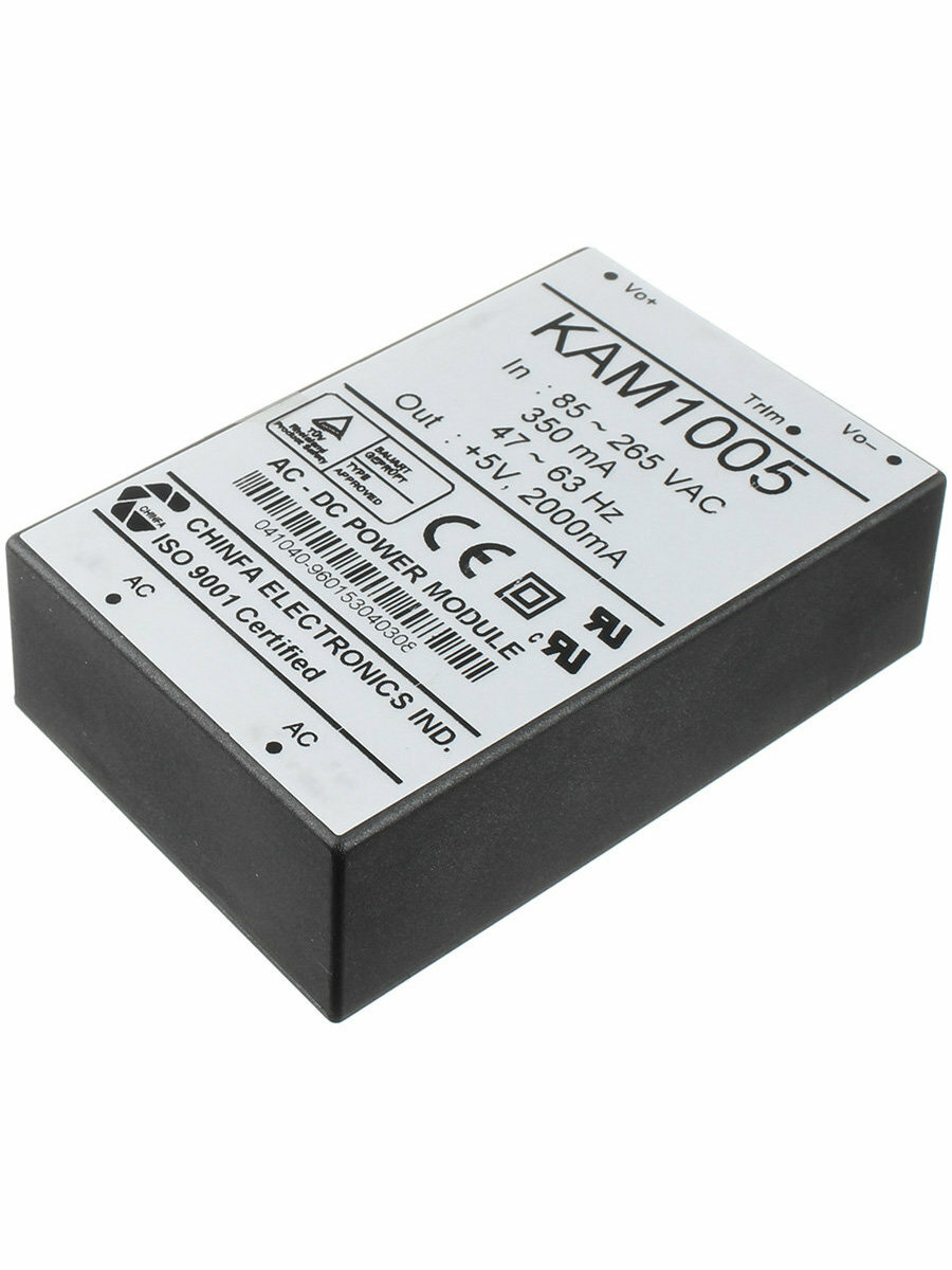 Преобразователь AC-DC 5В 2А 10Вт Chinfa KAM1005