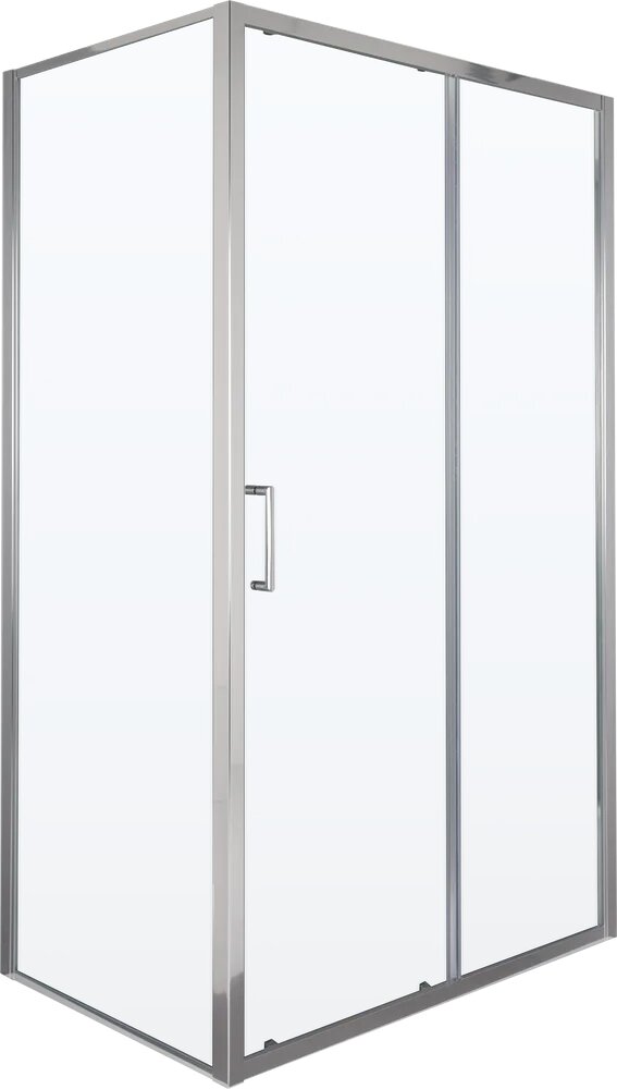Душевой уголок Aquanet Alfa 273607 без поддона, стеклянный, 160x90, прямоугольный, раздвижной