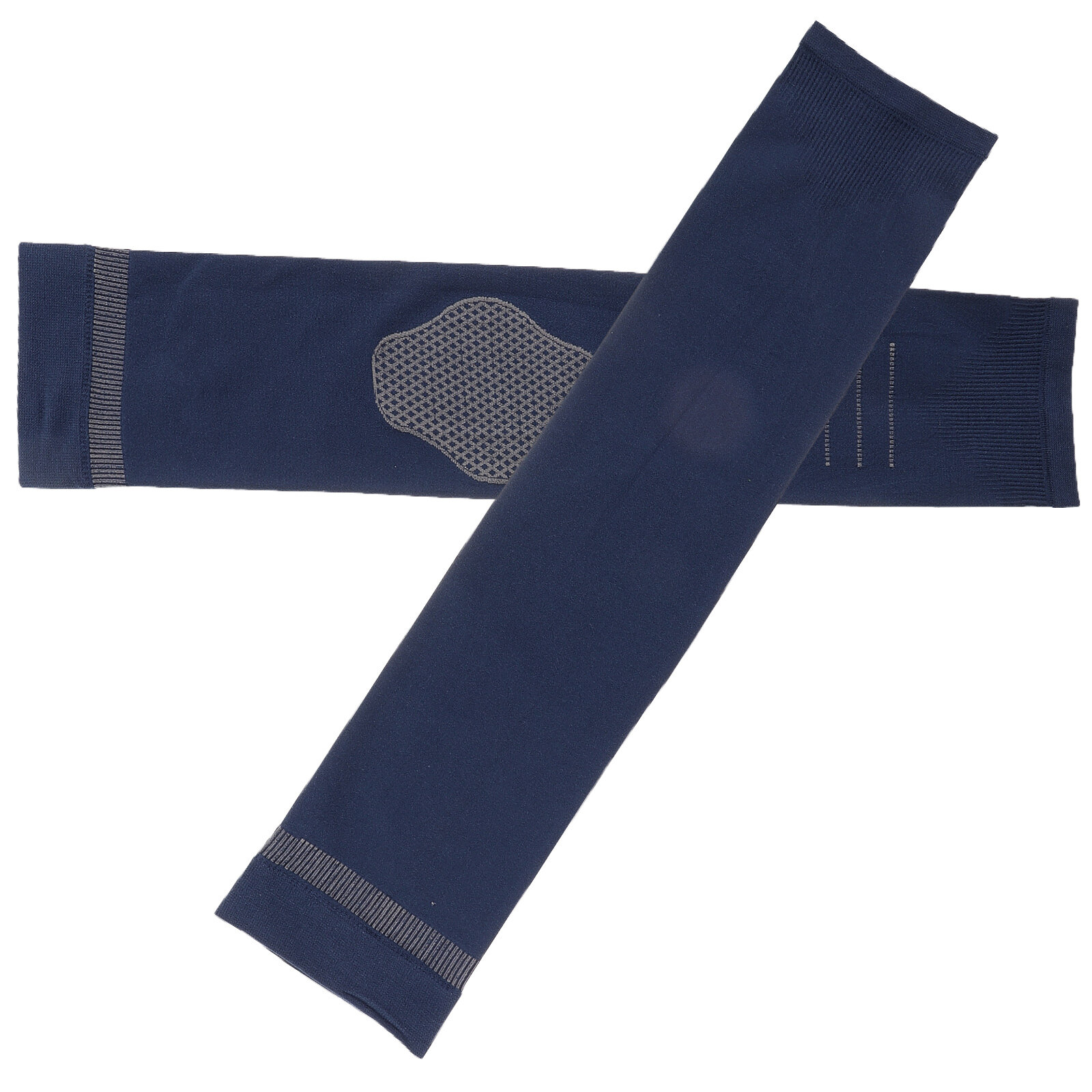 Мужские солнцезащитные нарукавники из ледяного шелка для езды на велосипеде, рыбалки, нескользящие, дышащие, больших размеров, для спорта и фитнеса, защита рук HB359 (HB39; темно-синий)