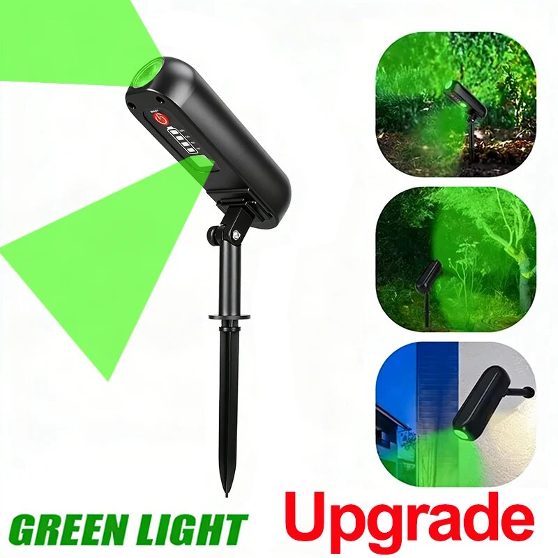 KDULIT Солнечный садовый светильник зеленый IP65 Зеленый, Green Upgrade 1PC