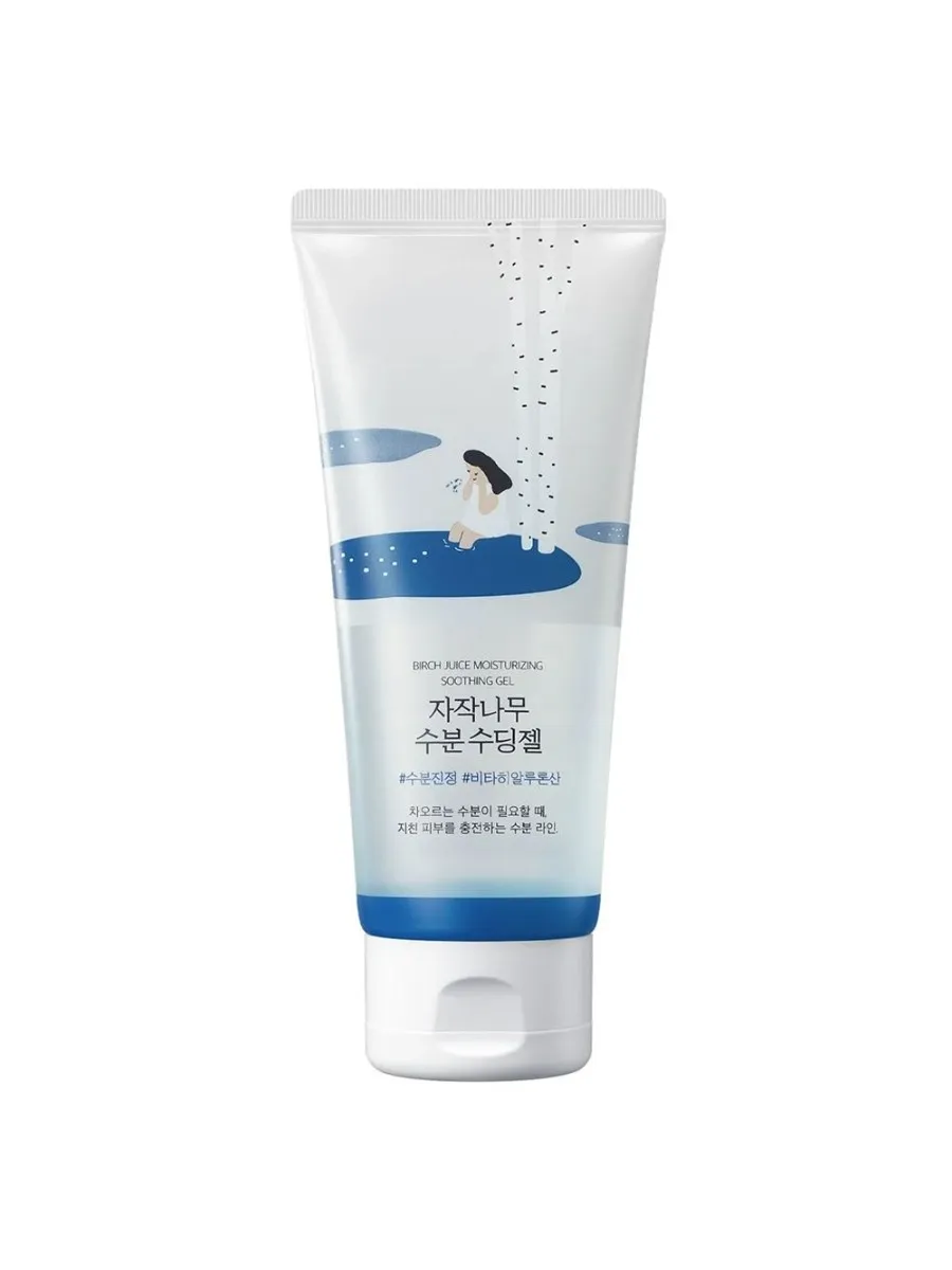 Гель Round Lab Birch Juice Moisturizing Soothing Gel Cool охлаждающий с берёзовым соком, 150 мл