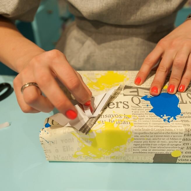 Клейкая двухсторонняя лента 8мм х 20м, бумажная основа