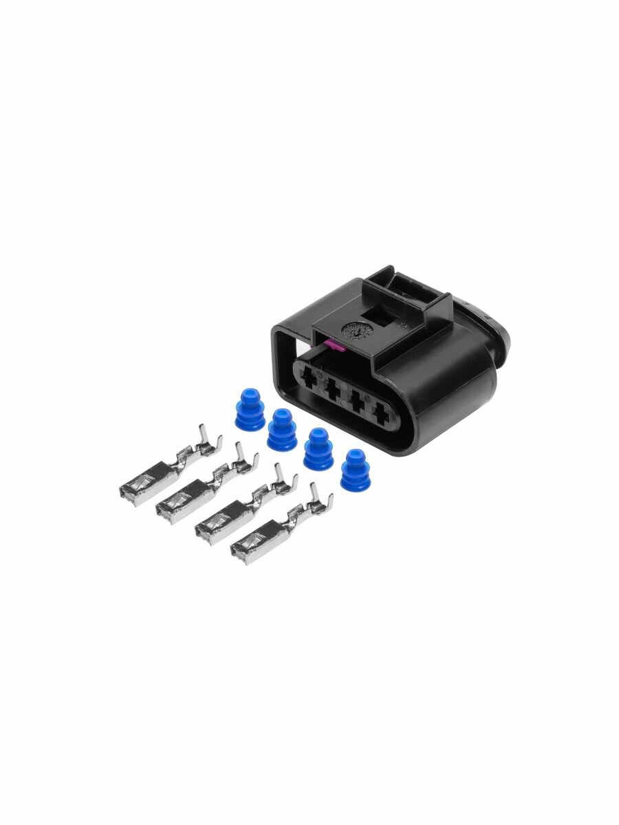 Разъем 4B0973724 (4pin) 4 контакта катушки зажигания для Audi, Seat, Skoda, Volkswagen.