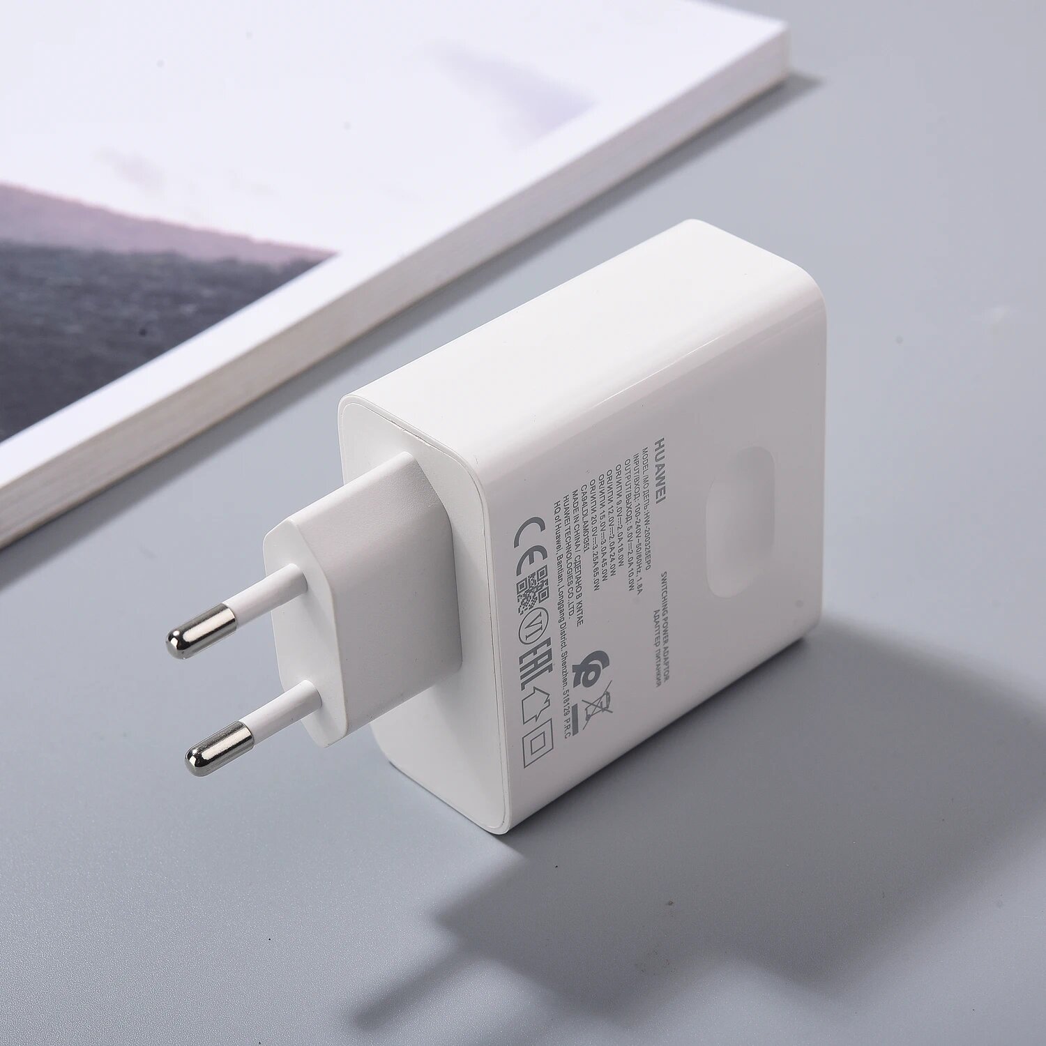 Зарядное устройство Huawei 65W EU Plug, адаптер питания Super Charge