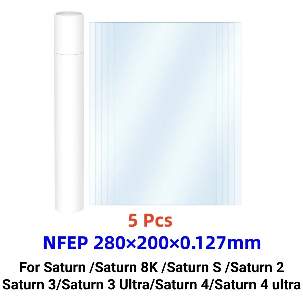 Пленка PFA 280x200x0.127мм, 5шт для ELEGOO Saturn