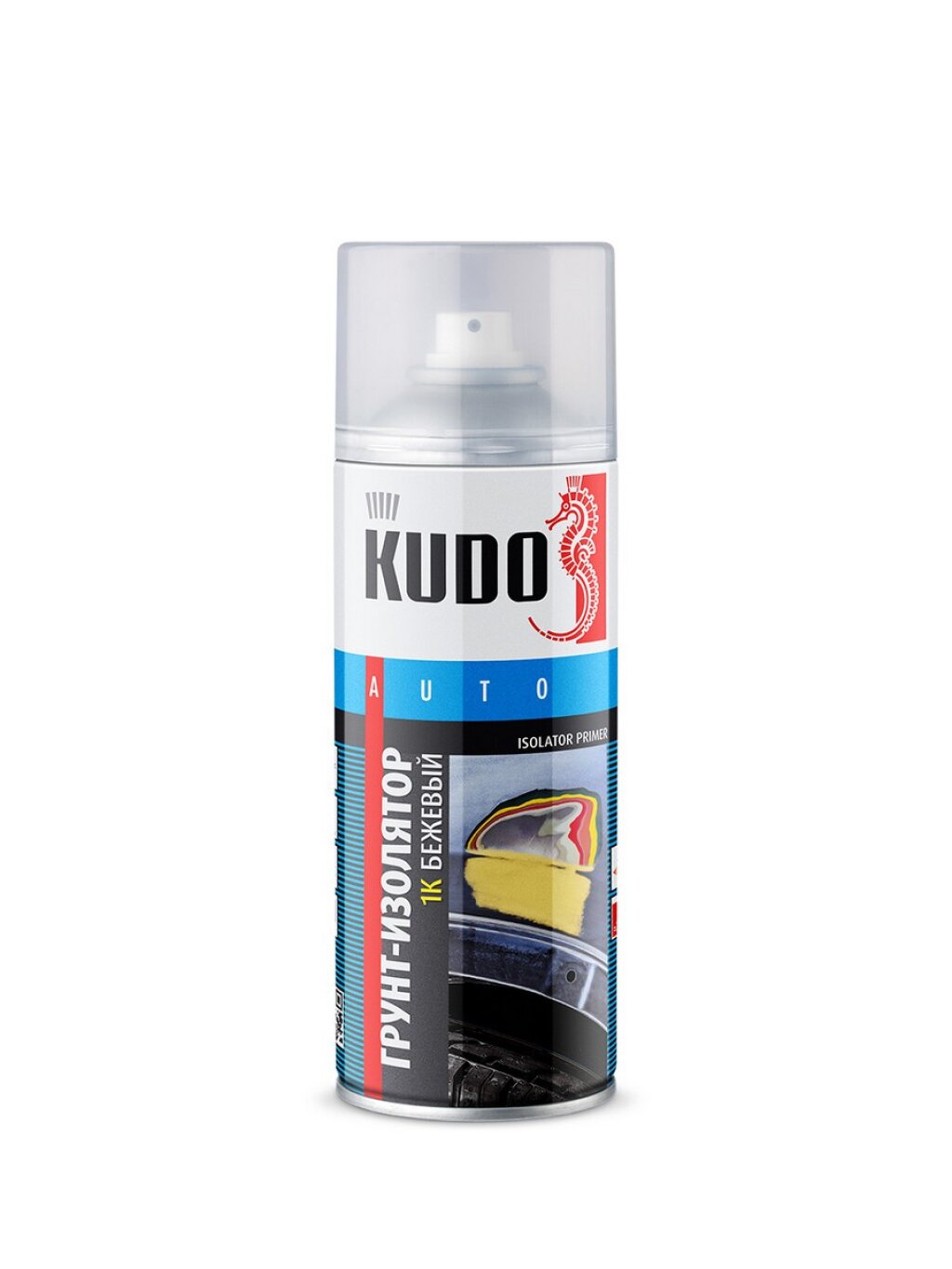 Грунт изолятор "KUDO" 1К (520 мл) (бежевый) (аэрозоль)