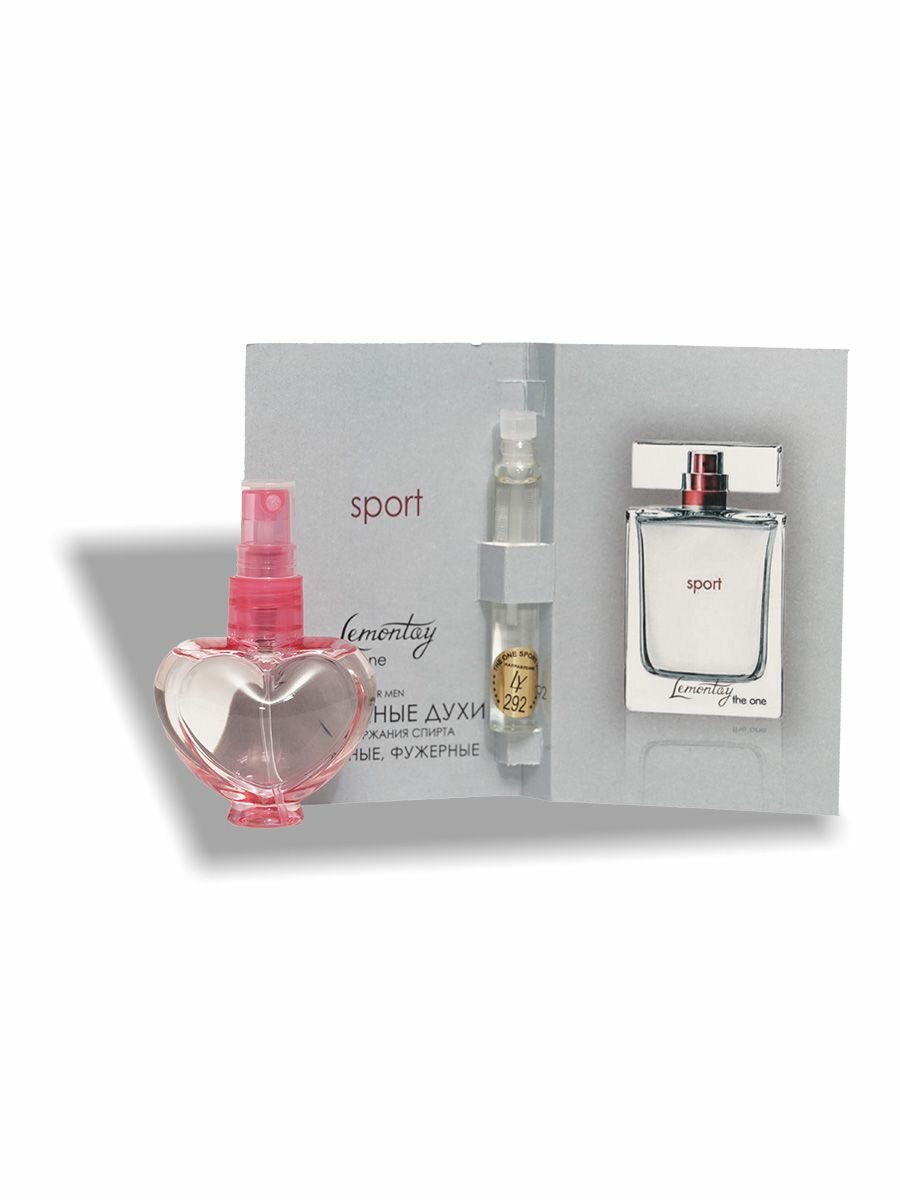 Lemontay №292, духи мужские The one sport, флакон с распылителем 25 мл + подарок масляные духи 3 мл