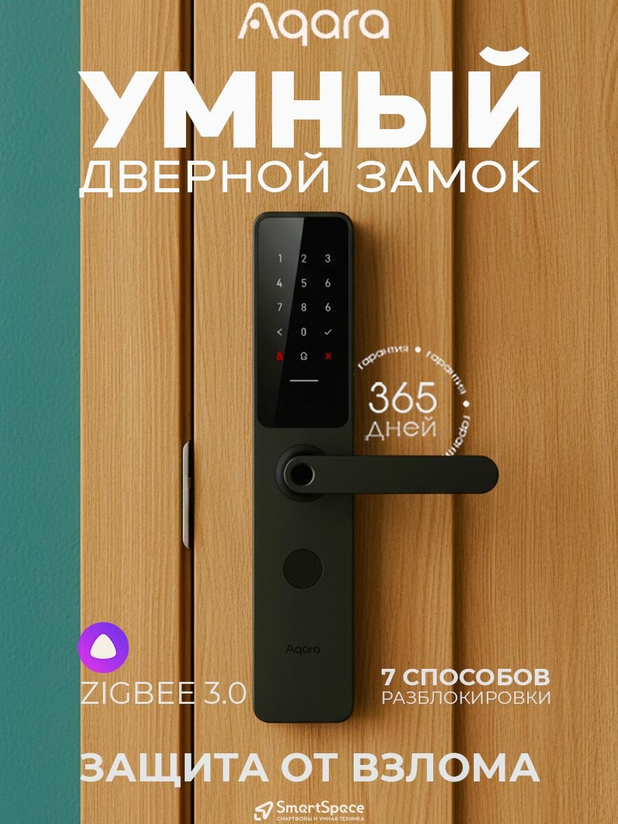 Умный дверной замок Aqara A100 zigbee edition, модель ZNMS02ES