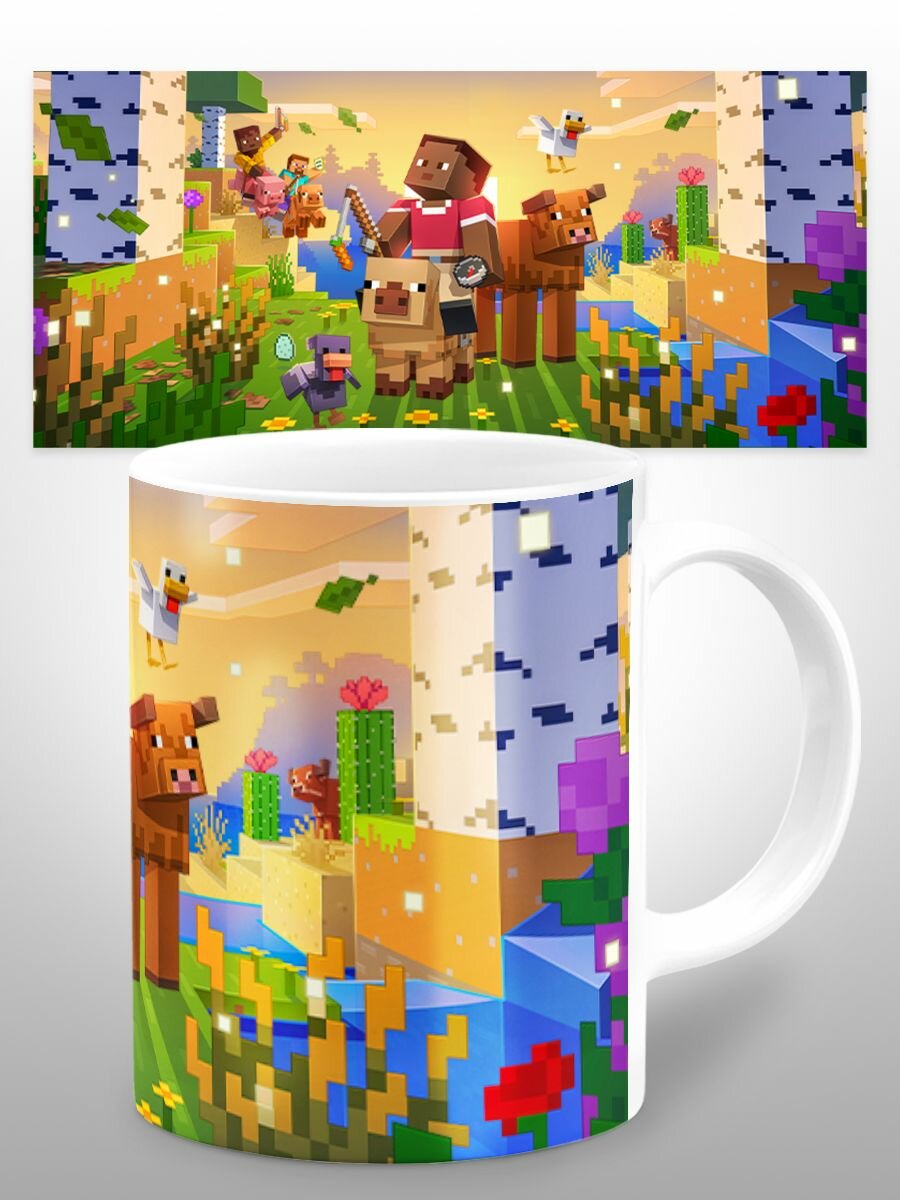Кружка Майнкрафт Minecraft, 330 мл, 1 шт.