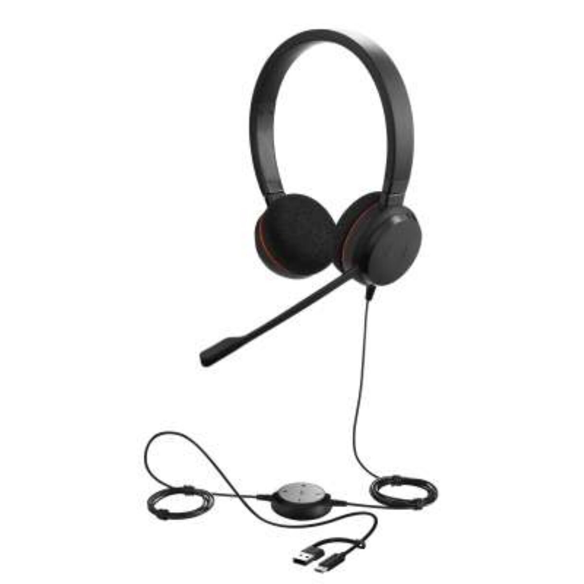 Наушники Jabra Evolve 30 II, Stereo MS, проводные, Черный (5399-823-369)