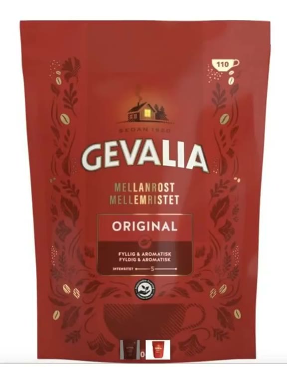 Растворимый кофе Gevalia "Original", сублимированный, натуральный продукт, 200г — фото 1
