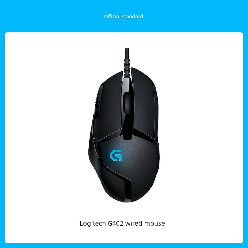 Logitech G402 Проводная игровая мышь для CSGO профессиональная настольная мышь с 8 программируемыми кнопками и 12000 DPI