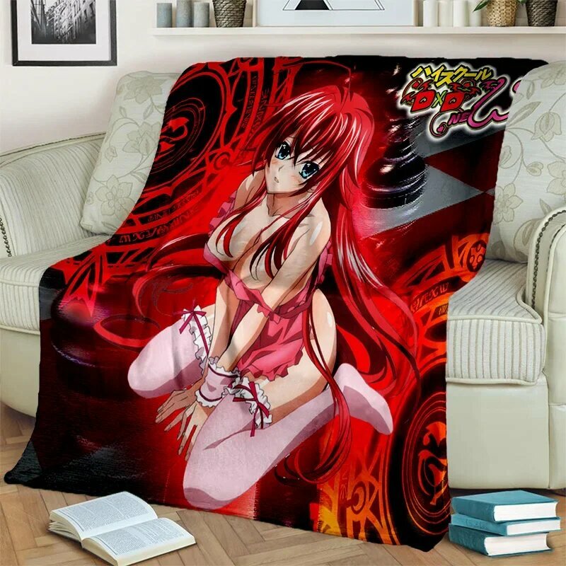 3D-плед с изображением сексуальных аниме-девушек из аниме «High School DxD», мягкий плед для дома, спальни, кровати, дивана, пикника, путешествий, детский плед.