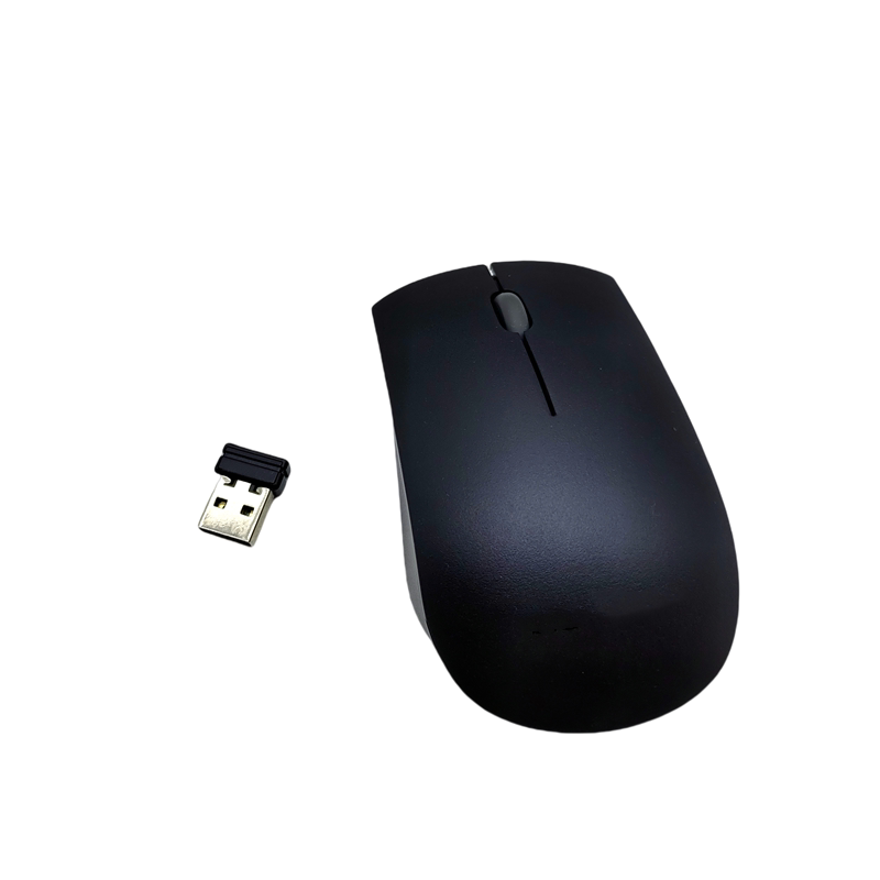 Беспроводная мышь для Lenovo с USB-приемником, черная, модель KBRFBU71
