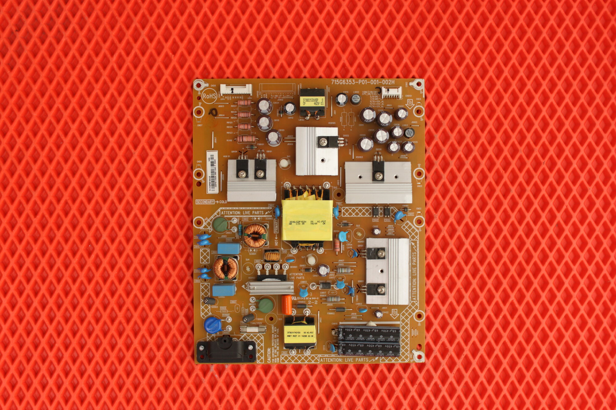 Блок питания (PSU) 715G6353-P01-001-002H для телевизора PHILIPS 40PFT4509/60 в надёжной упаковке