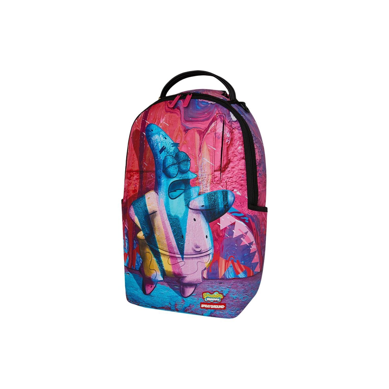 Сумка SPRAYGROUND, фактура плетеная, розовый/синий — фото 1