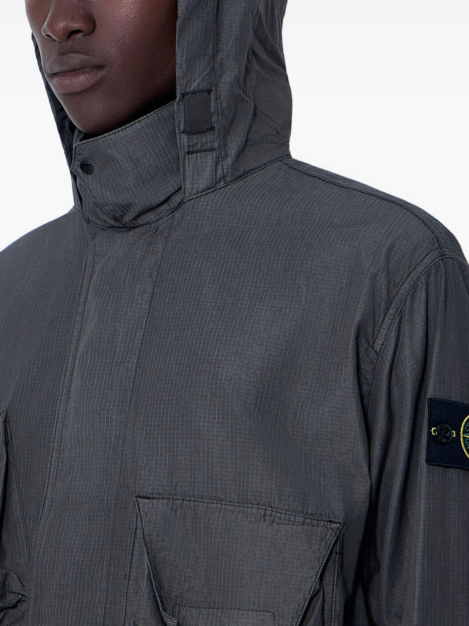 Куртка Stone Island Ripstop Utility, размер L, grey — фото 1