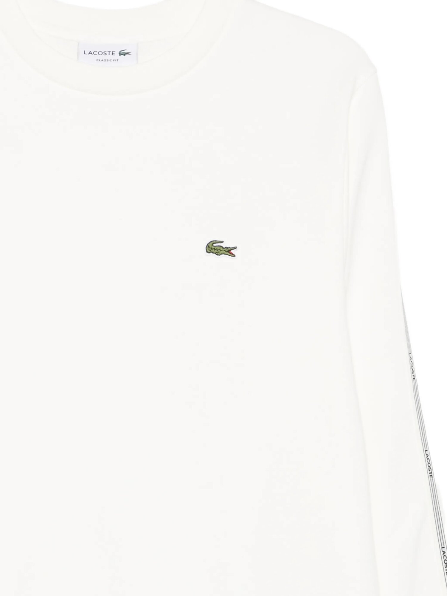 Толстовка LACOSTE Logo-patch sweatshirt, размер M, , white — фото 1